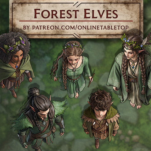Forest Elves – Jan Loos - Tabletop RPG Creations