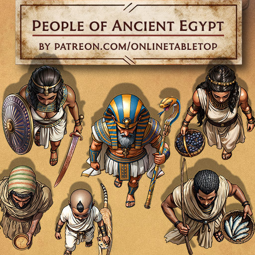 People of Ancient Egypt – Jan Loos - Tabletop RPG Creations
