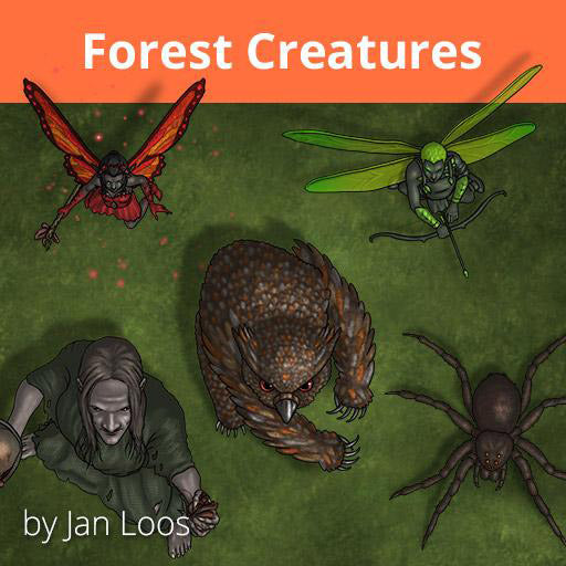 Classic Forest Token Pack – Jan Loos - Tabletop RPG Creations