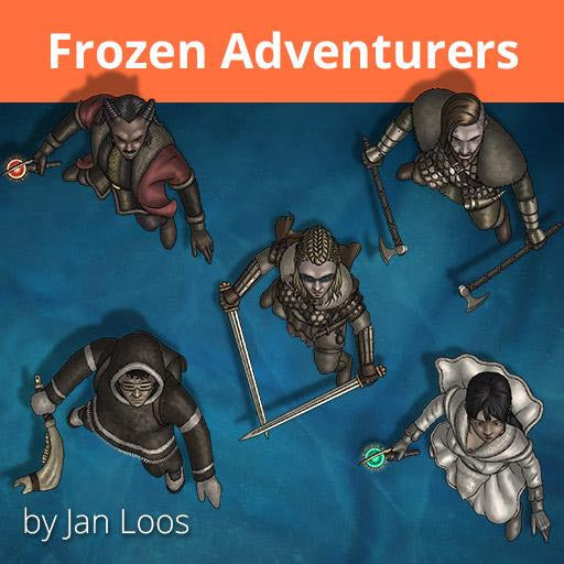 Frozen Adventurers Token Pack – Jan Loos - Tabletop RPG Creations