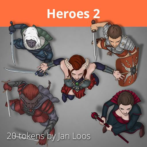 Heroes 2 Token Pack – Jan Loos - Tabletop RPG Creations