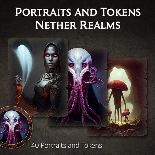 Portraits and Tokens - Nether Realms – Jan Loos - Tabletop RPG Creations
