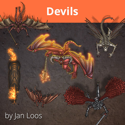 Devils Token Pack – Jan Loos - Tabletop RPG Creations